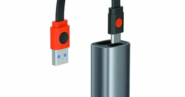 BASEUS STEEL CANNON SERIES USB A & TYPE-C GIGABIT LAN ADAPTER Price in BD