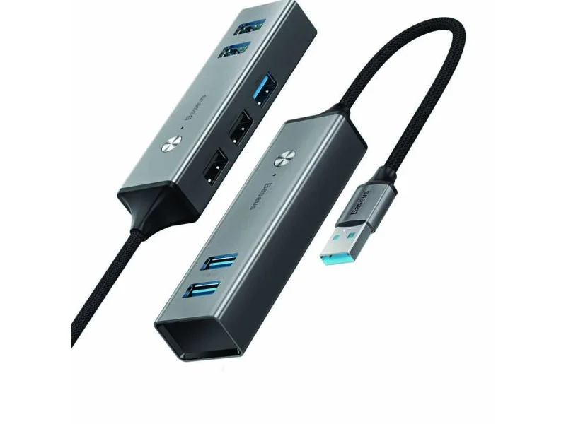 Baseus Cube USB to USB 3.0*3 +USB2.0 *2 HUB Adapter Price in BD