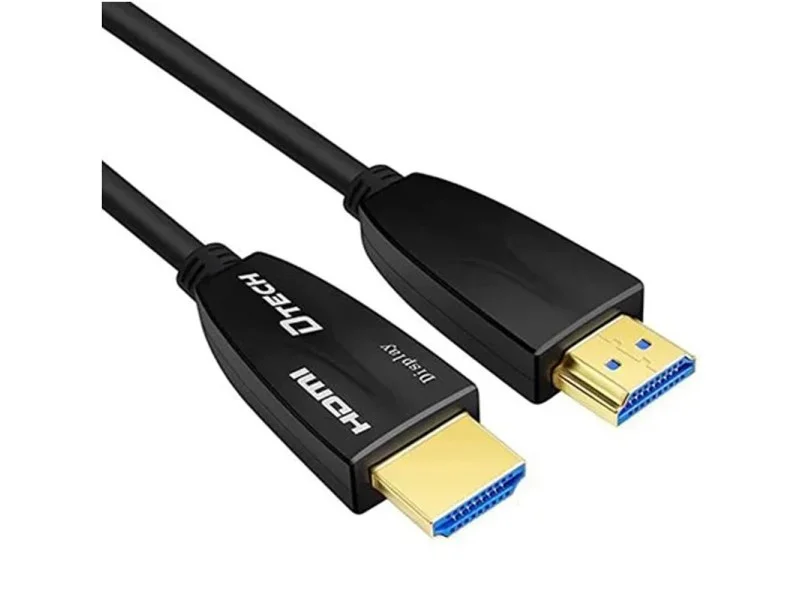 DTECH HDMI TO HDMI FIBER OPTIC CABLE 40M (DT-HF-2040) Price in BD From ...