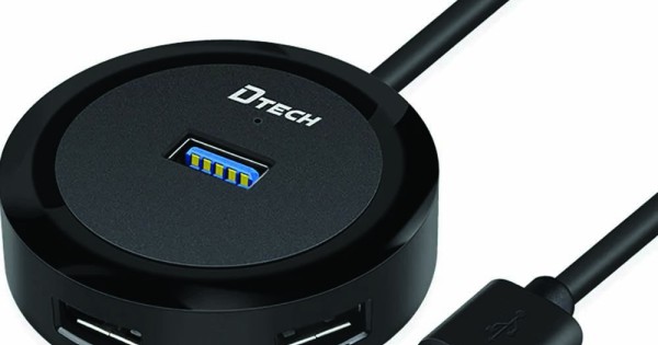 DTech DT-3309 Data Transfer 4 Ports Hub Price in BD