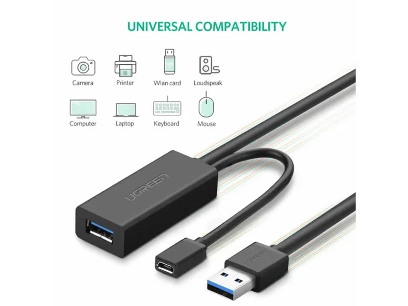 UGREEN USB 3.0 EXTENSION CABLE 10M Price in Bangladesh