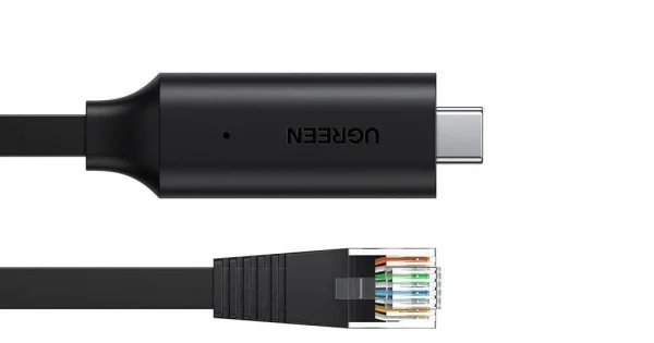 UGREEN USB C TO RJ45 CONSOLE FLAT CABLE CM204 (80186) Price in BD