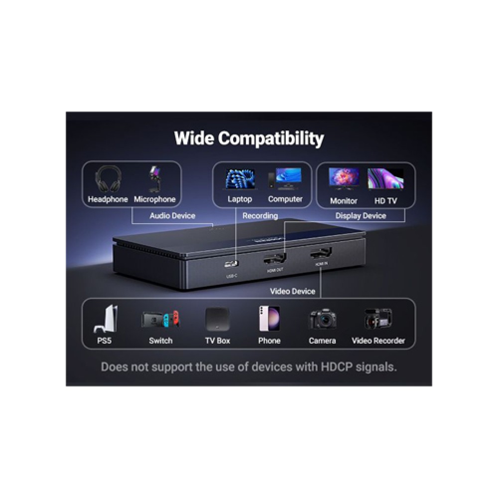 UGREEN 4K VIDEO CAPTURE CARD(15390) Price in BD