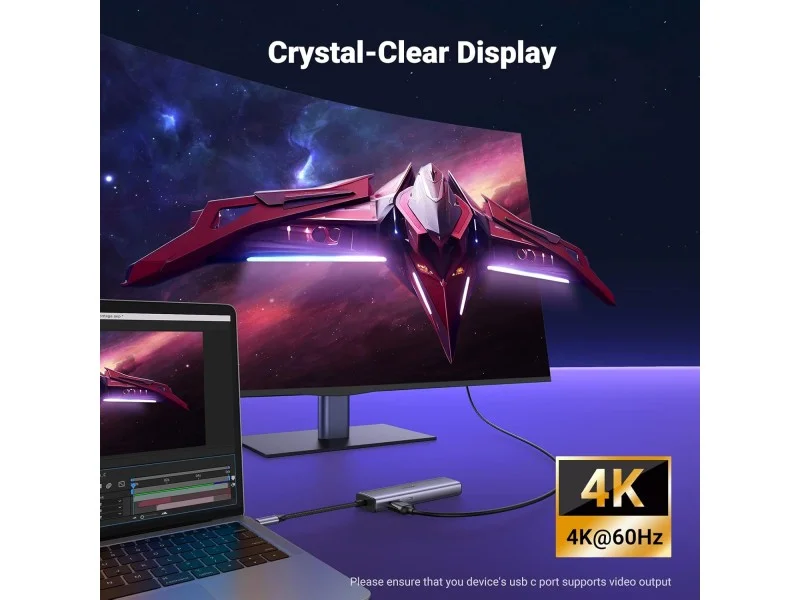 UGREEN CM512 USB C 7 IN 1 HUB WITH 4K 60HZ HDMI (60515) - CM512 USB C 7 ...