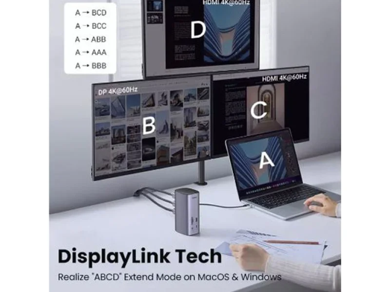 UGREEN USB C DOCKING STATION PRO CM555(90325) Price in BD