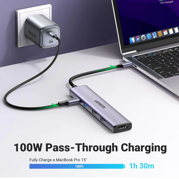 UGREEN 5 IN 1 TYPE C MULTIFUNCTION HUB Price in Bangladesh